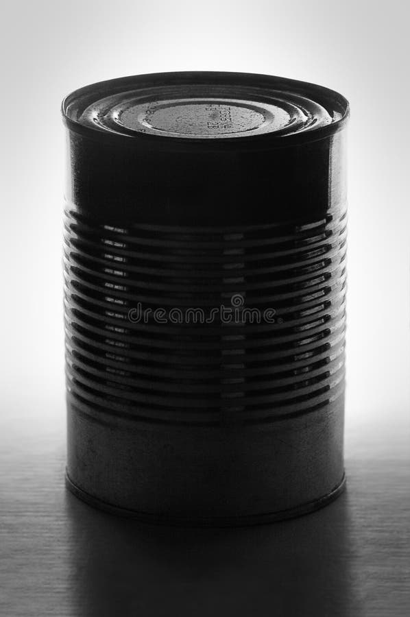 Tin Can stock image. Image of single, isolated, still - 7601417