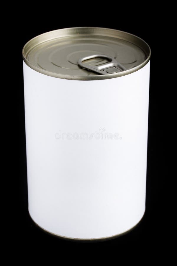 Blank Tin Can stock photo. Image of packaging, cylinder - 34249370