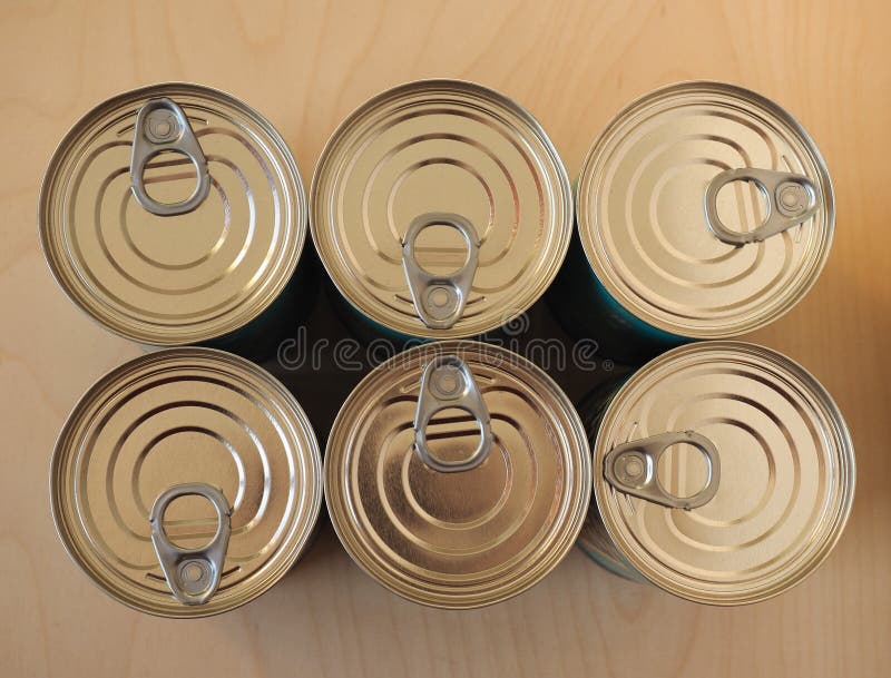 Tin can canned food stock photo. Image of eating, tinned - 200608770