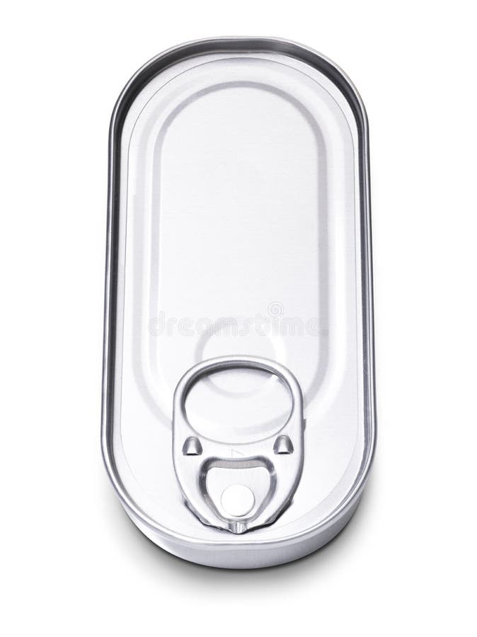 Tin or can shot from above stock image. Image of preservation - 119308717