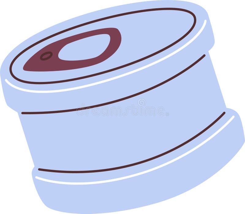 Tin Can Icon stock vector. Illustration of metal, container - 307533735
