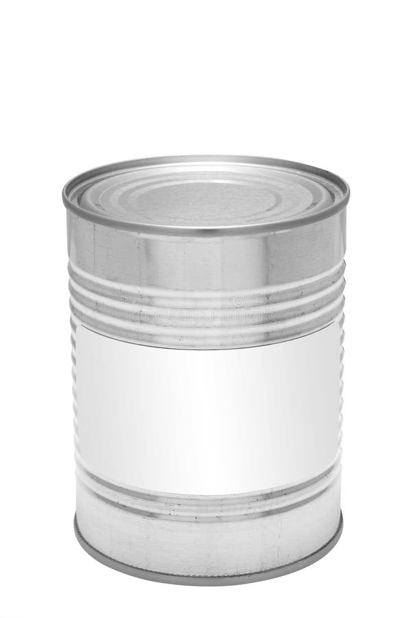 Tin can, isolated stock image. Image of empty, single - 20158659