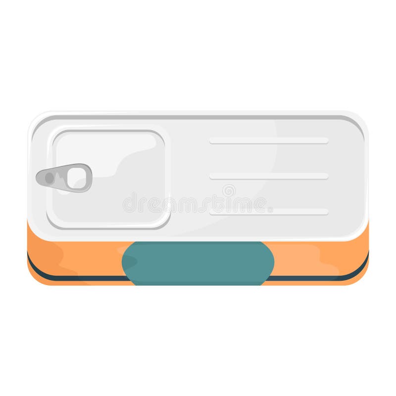 A Tin Can with a Label. 3D Vector Illustration Stock Vector ...
