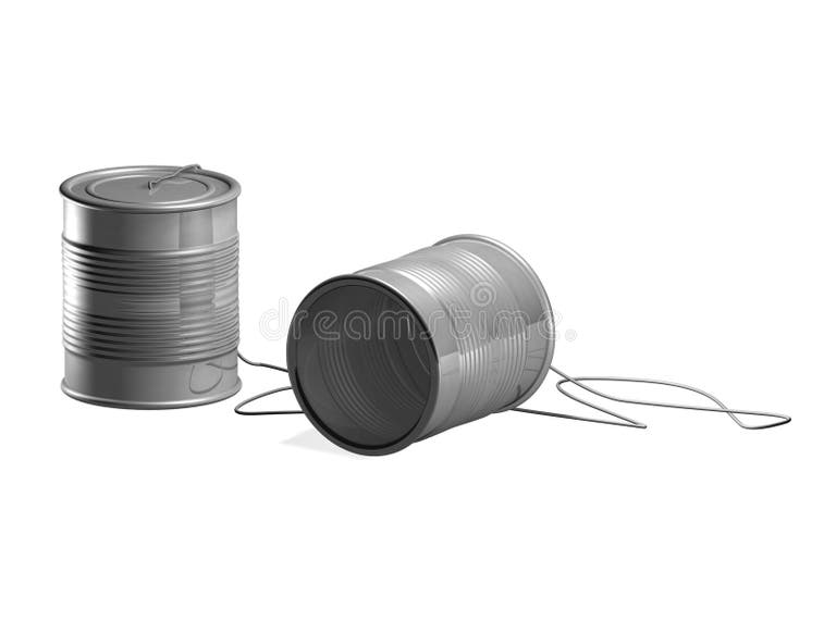 Tin Can Telephone Stock Illustrations – 493 Tin Can Telephone Stock ...