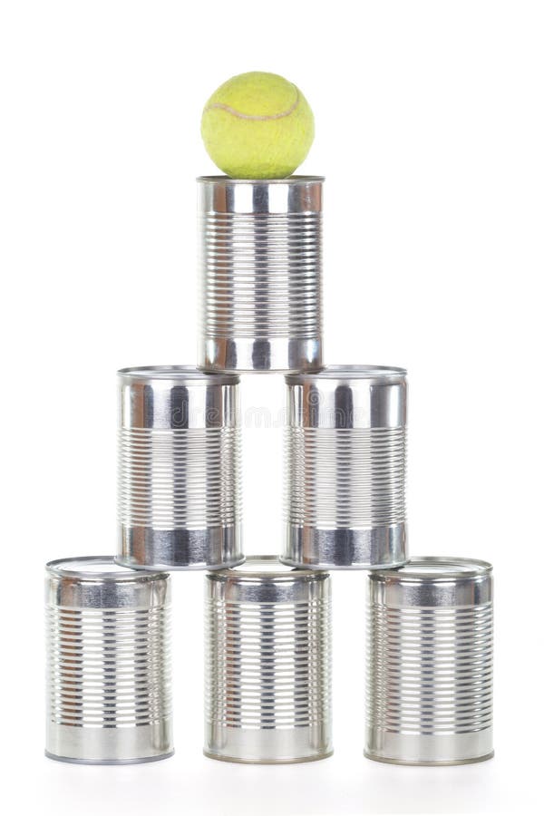 Tin Can Pyramid Game Stock Photos - Free & Royalty-Free Stock Photos ...