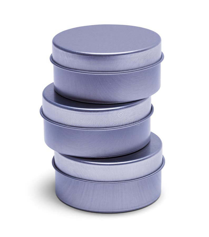 Tin Can Stack stock photo. Image of round, copy, white - 329015398
