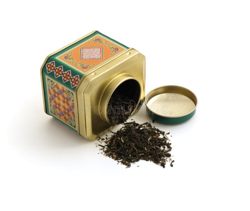 Tin Can With Tea Picture. Image: 9399499