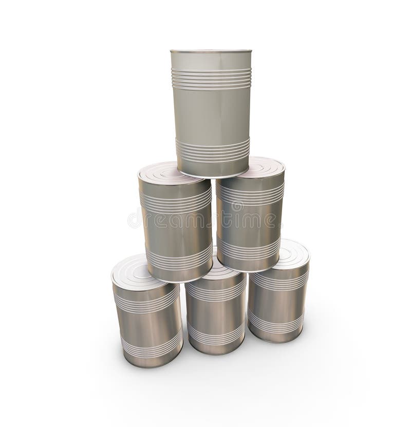 Stack Tin Cans Stock Illustrations – 320 Stack Tin Cans Stock ...