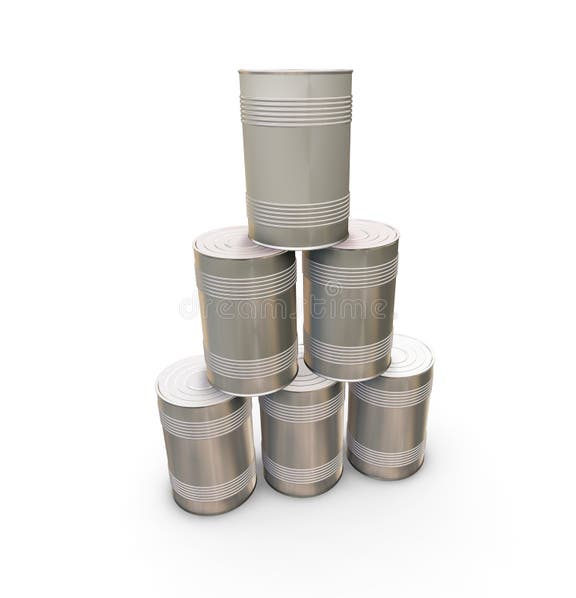 Stack Tin Cans Stock Illustrations – 367 Stack Tin Cans Stock ...