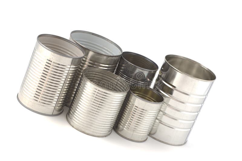 Tin cans stock image. Image of coffee, metal, background - 16550725