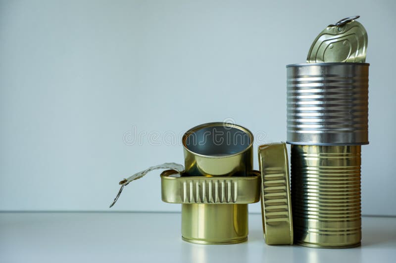 The Tin Cans are Already Cleaned, Sorted and Waiting To Be Sent for ...