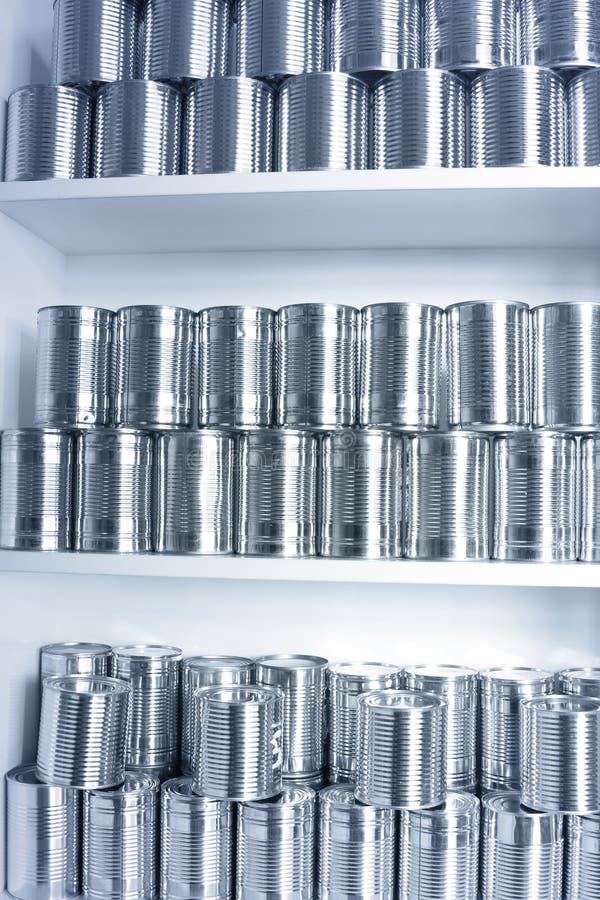 Tin cans stock photo. Image of metallic, steel, canister - 31440378