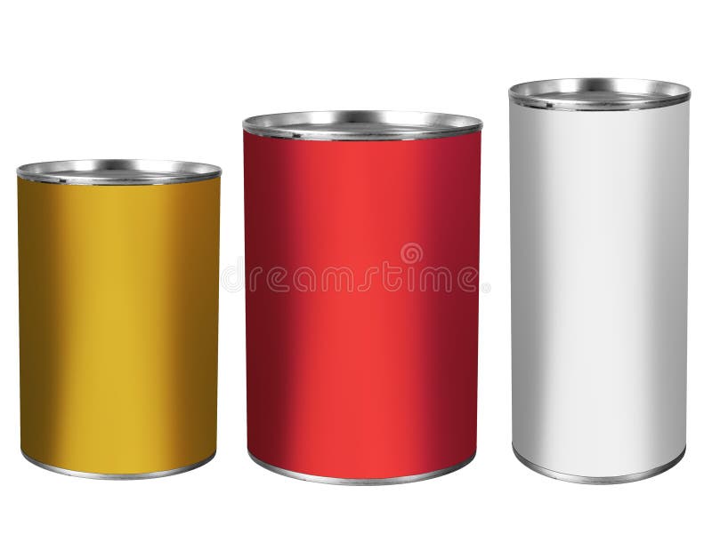 Plain White Tin Cans Stock Photos - Free & Royalty-Free Stock Photos ...