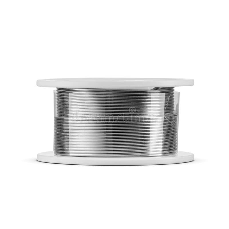 Tin Lead Solder Wire Spool for Electrical Soldering and DIY Isolated on ...