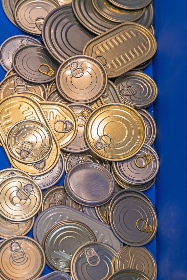 Tin Lids stock image. Image of industrial, metal, bunch - 195518005
