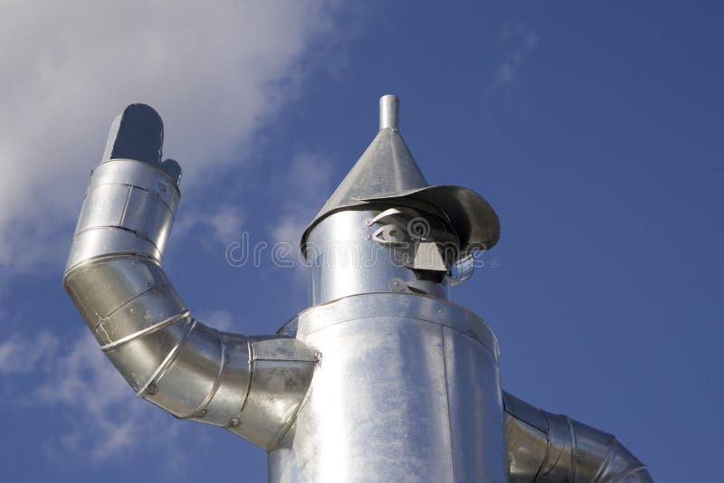 Tin Man stock image. Image of sculpture, metal, statue - 471135