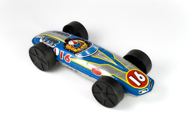 Vintage tin toy racing car stock photo. Image of children - 13266128