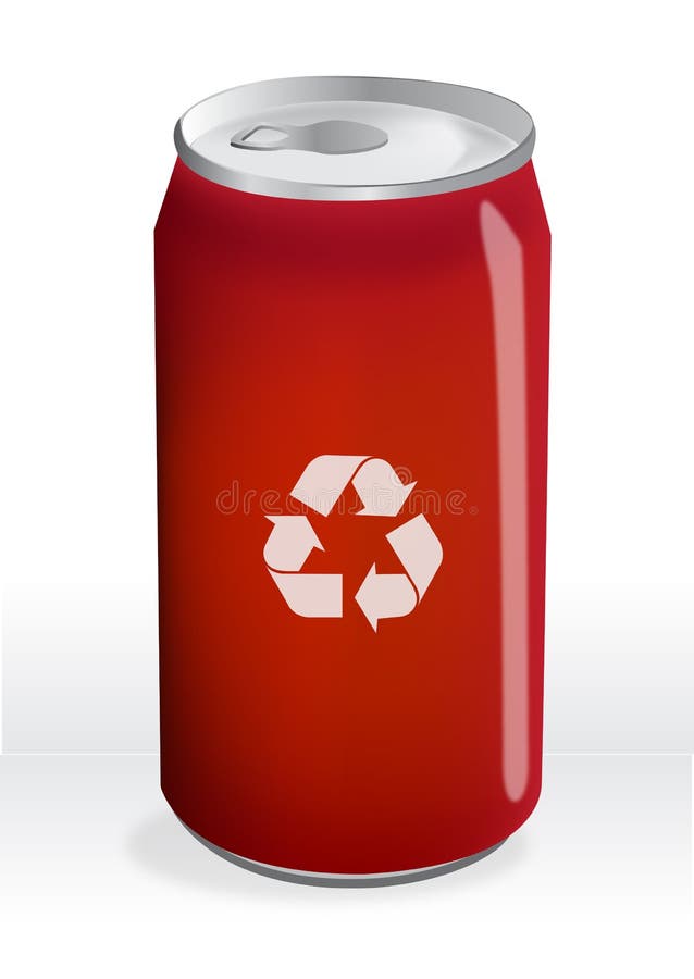 Tin recycling stock vector. Illustration of packaging - 20769978