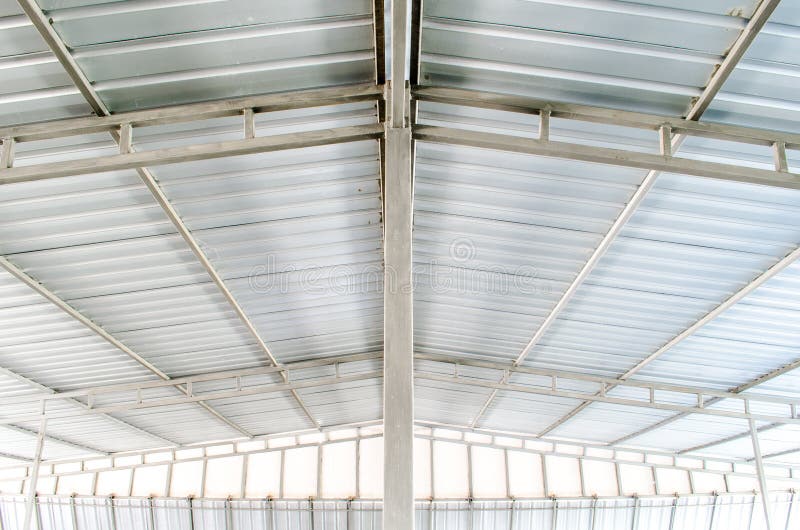 Under the tin roof stock photo. Image of roof, lamp, steel - 35208206