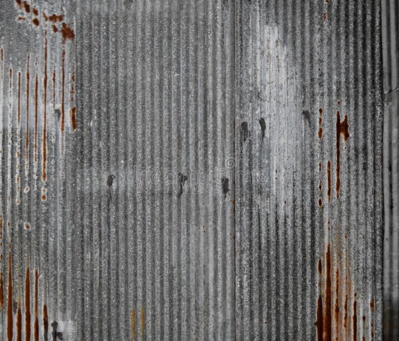 Tin Shed Wall with Rust stock photo. Image of vintage - 94921176