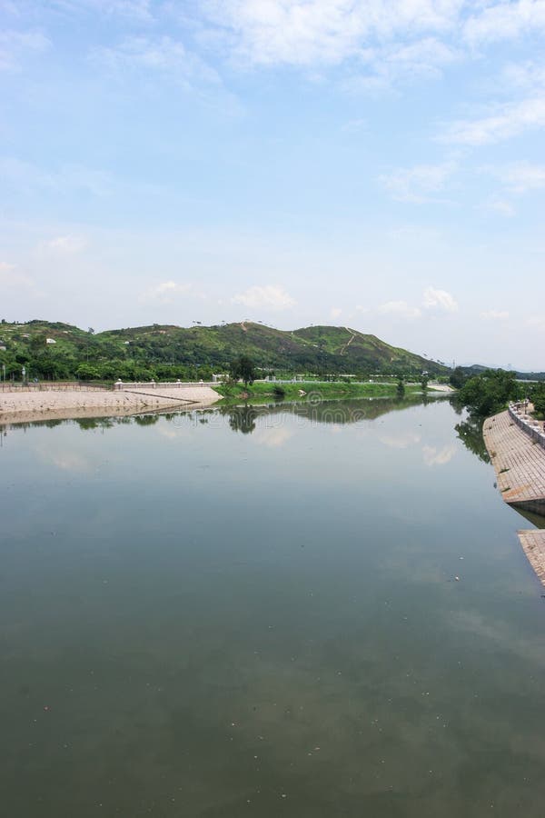 Tin Shui Path at Tin Shui Wai, Hong Kong 11 June 2005 Stock Photo ...