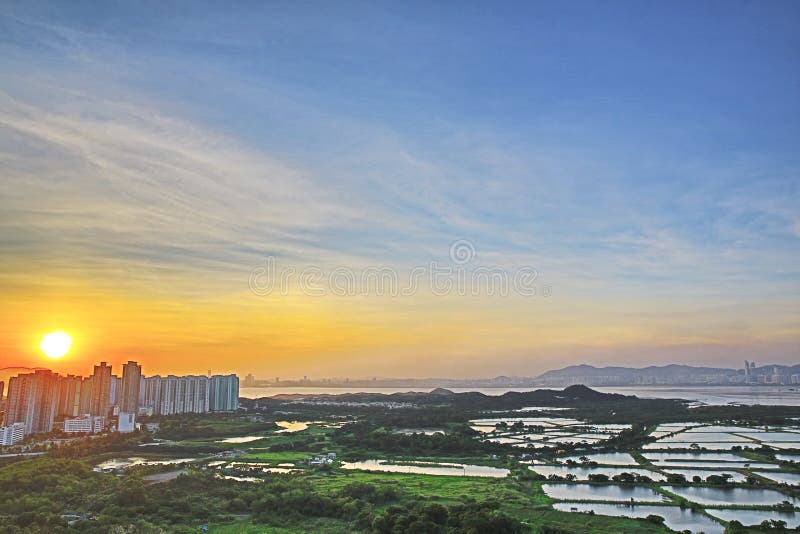Tin Shui Wai, 1 June 2014 Hong Kong Stock Image - Image of skyline ...