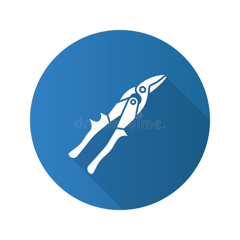 Tin snips color icon stock vector. Illustration of maintenance - 175330051