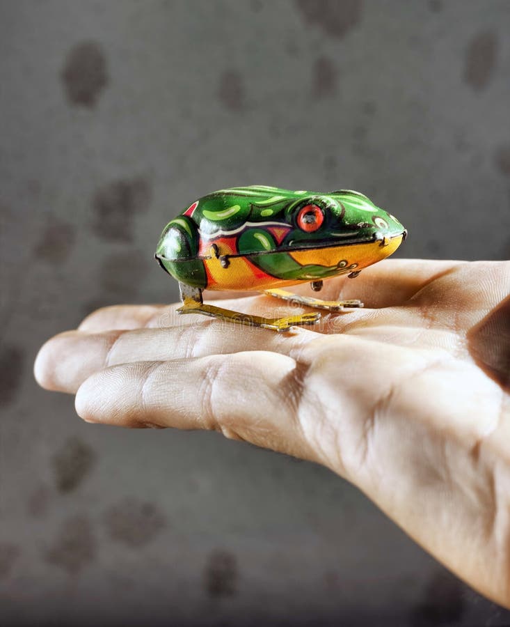 Tin toy stock photo. Image of closeup, frog, grunge, plaything - 22134996