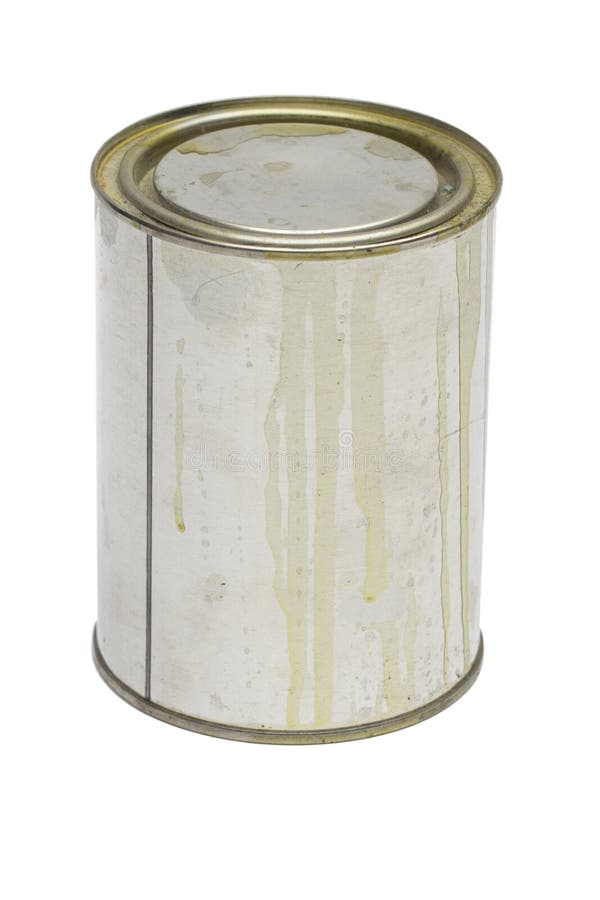 Tin on the White Background Stock Image - Image of container, cans ...