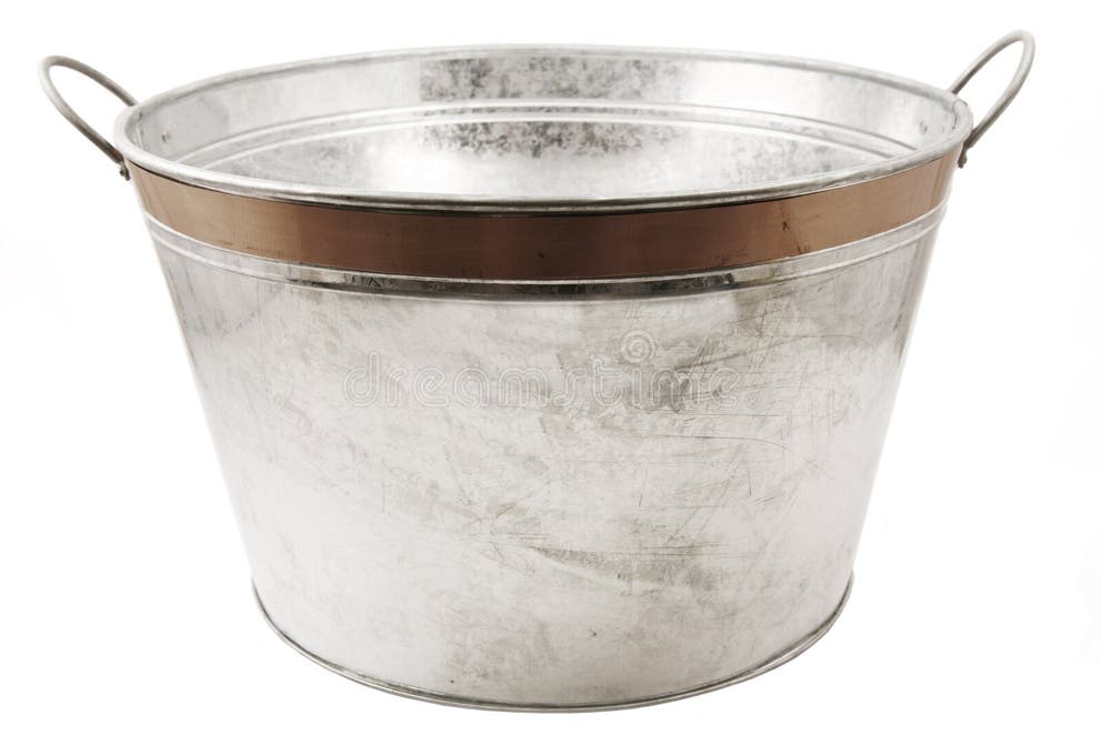 Tina imagen de archivo. Imagen de objeto, colada, metal - 1080171