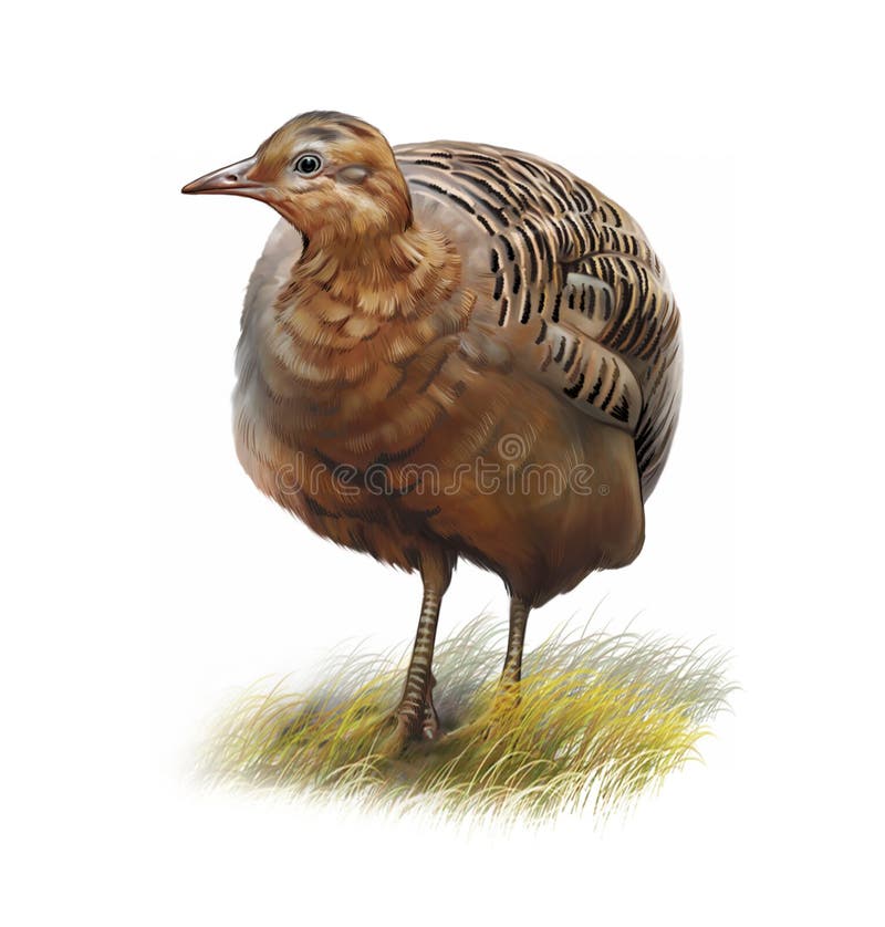 Tinamous, Tinamidae stock illustration. Illustration of closeup - 289785252