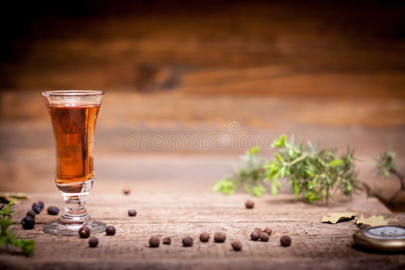 Tincture Alcohol on the Table Stock Photo - Image of liquor, alcohol ...
