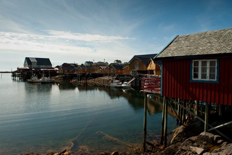 Tind dans les Lofoten photo stock. Image du nordique - 22571684