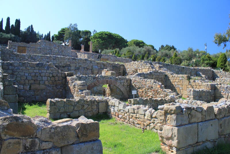 Tindari stock photo. Image of arch, excavations, monuments - 41528974