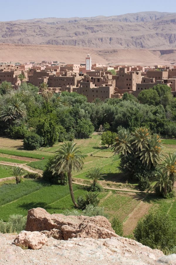 Tinerhir Oasis, Morocco. stock photo. Image of panoramic - 17002820