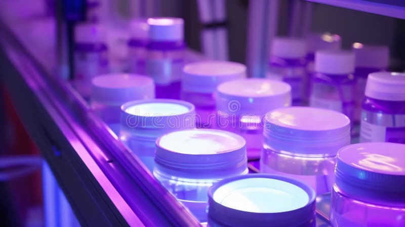 A Tingedge Machine Uses Ultraviolet Light To Sterilize Cosmetic ...