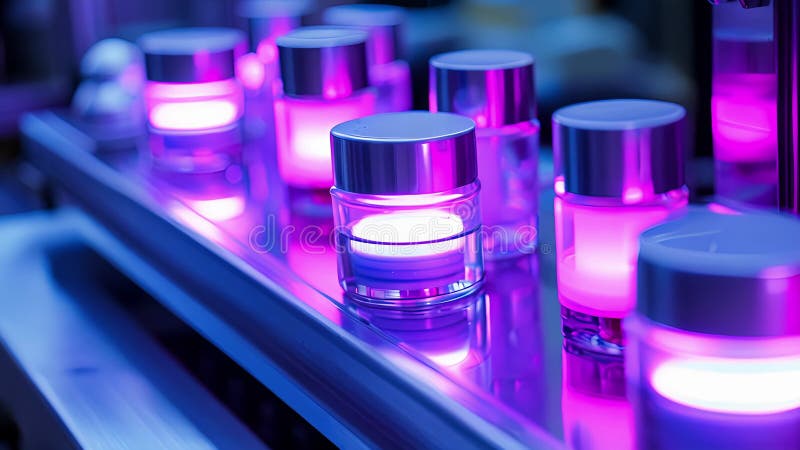 A Tingedge Machine Uses Ultraviolet Light To Sterilize Cosmetic ...