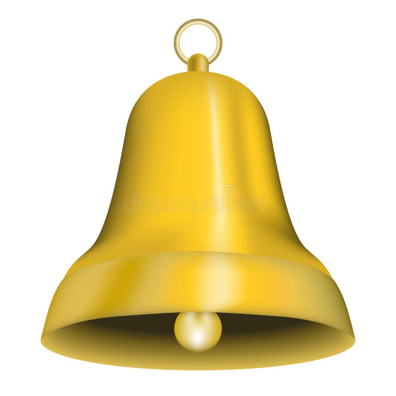 Tinir Bell ilustração do vetor. Ilustração de ouro, sino - 27896319