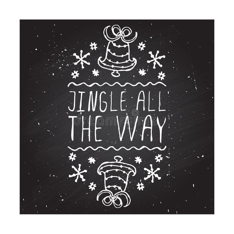 Tinir Toda a Maneira - Elemento Tipográfico Ilustração do Vetor ...