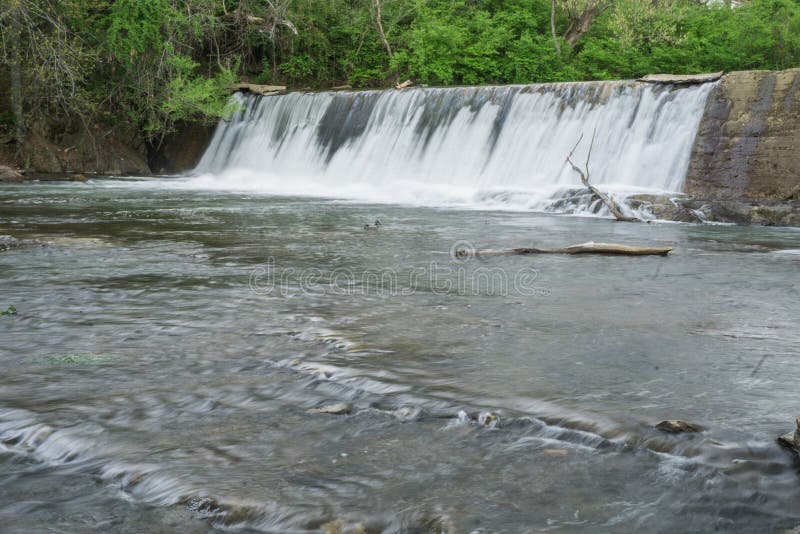 Tinker Creek Dam stock image. Image of charming, appalachia - 114868473