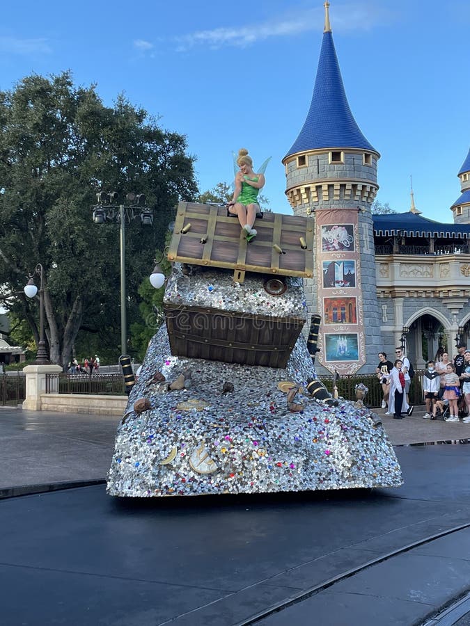 Tinkerbell on a Float at the Magic Kingdom, Orlando, FL Editorial Stock ...