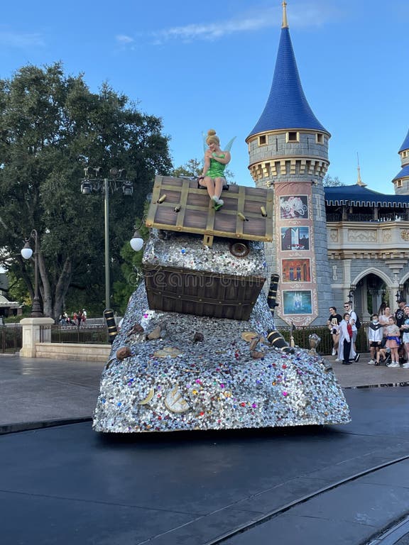 Tinkerbell on a Float at the Magic Kingdom, Orlando, FL Editorial Stock ...