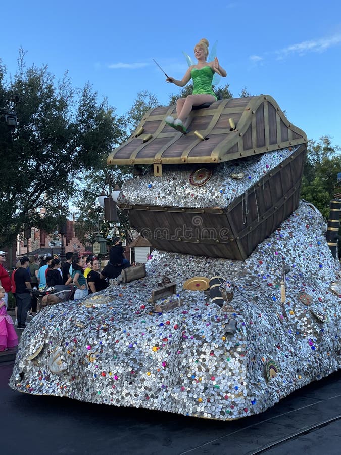 Tinkerbell on a Float at the Magic Kingdom, Orlando, FL Editorial Photo ...
