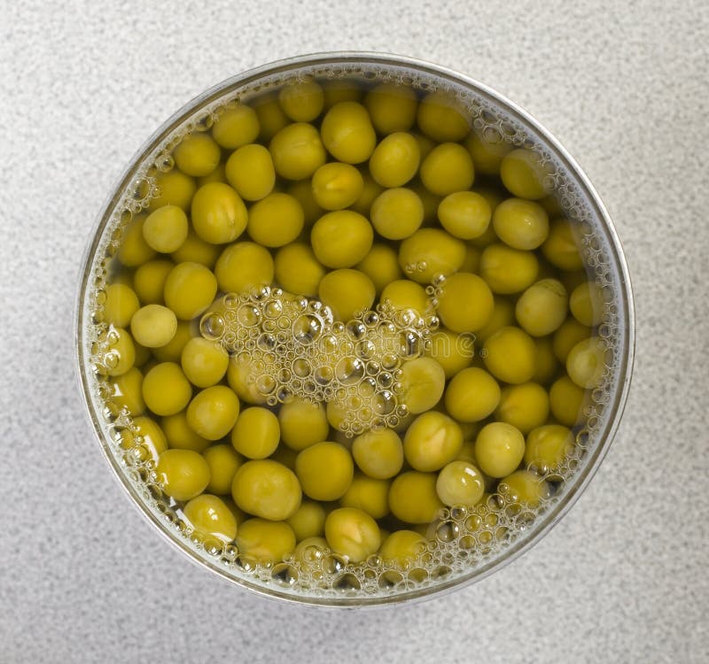 Tinned green peas stock image. Image of vegetable, plant - 7714685