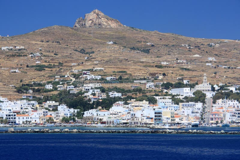 Paxi island, aerial view stock photo. Image of travel - 7719918