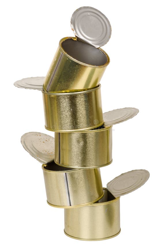 Tins cans stock photo. Image of tins, used, product, stack - 53248140