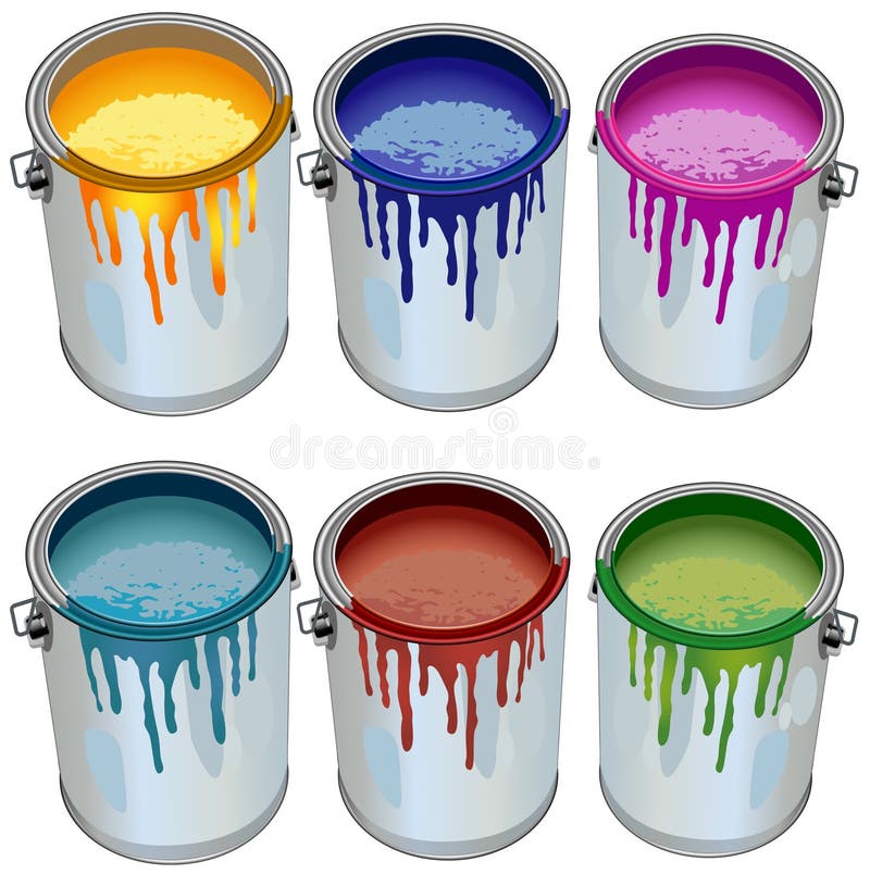 Color paint splashes stock vector. Illustration of splat - 20643731