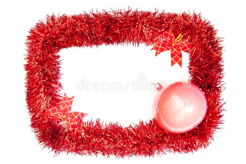 Tinsel frame stock photo. Image of celebrate, design - 22260150