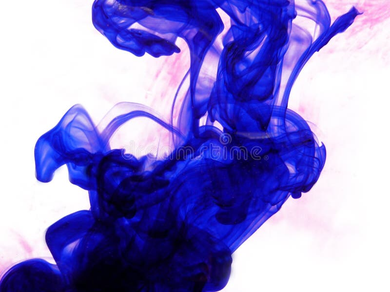 Tinta azul imagen de archivo. Imagen de chapoteo, textura - 116017