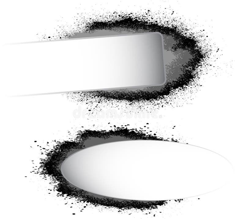 A tinta borra o quadro ilustração do vetor. Ilustração de computador ...